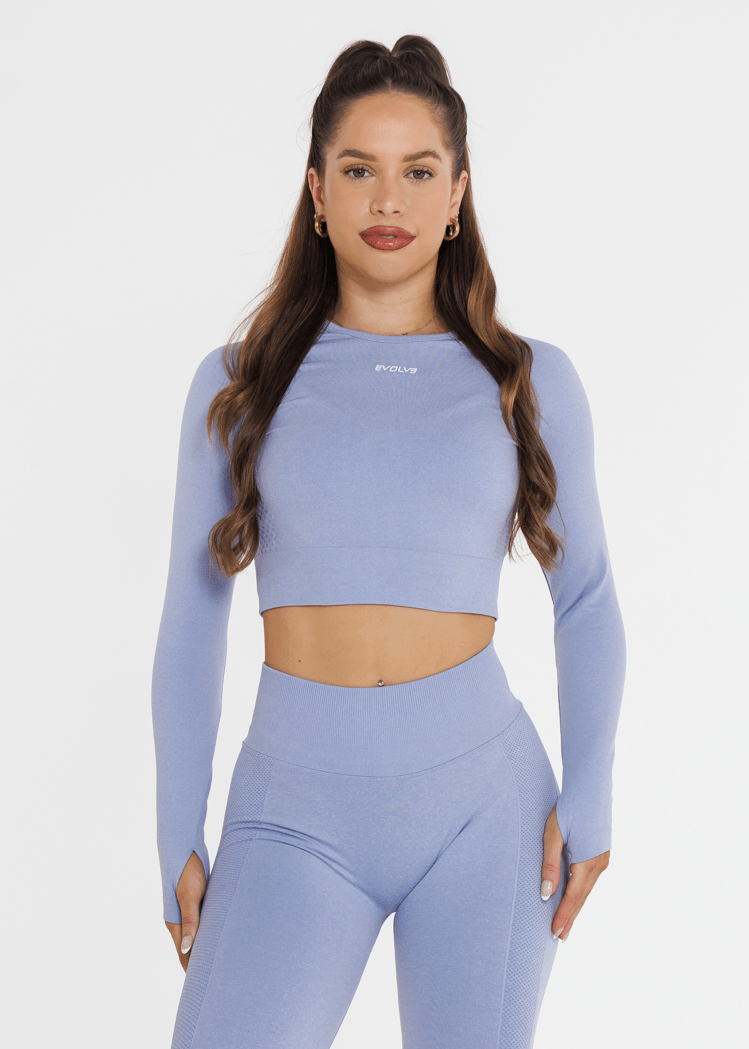 Prime Seamless Long Sleeve - Lavender | Be Activewear