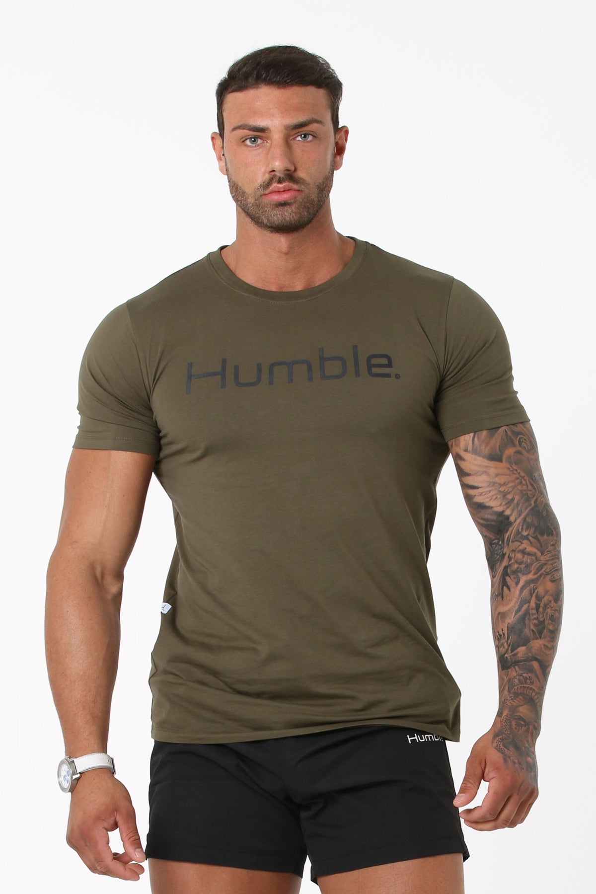 Reach Tee - Khaki | Humble Apparel | Be Activewear