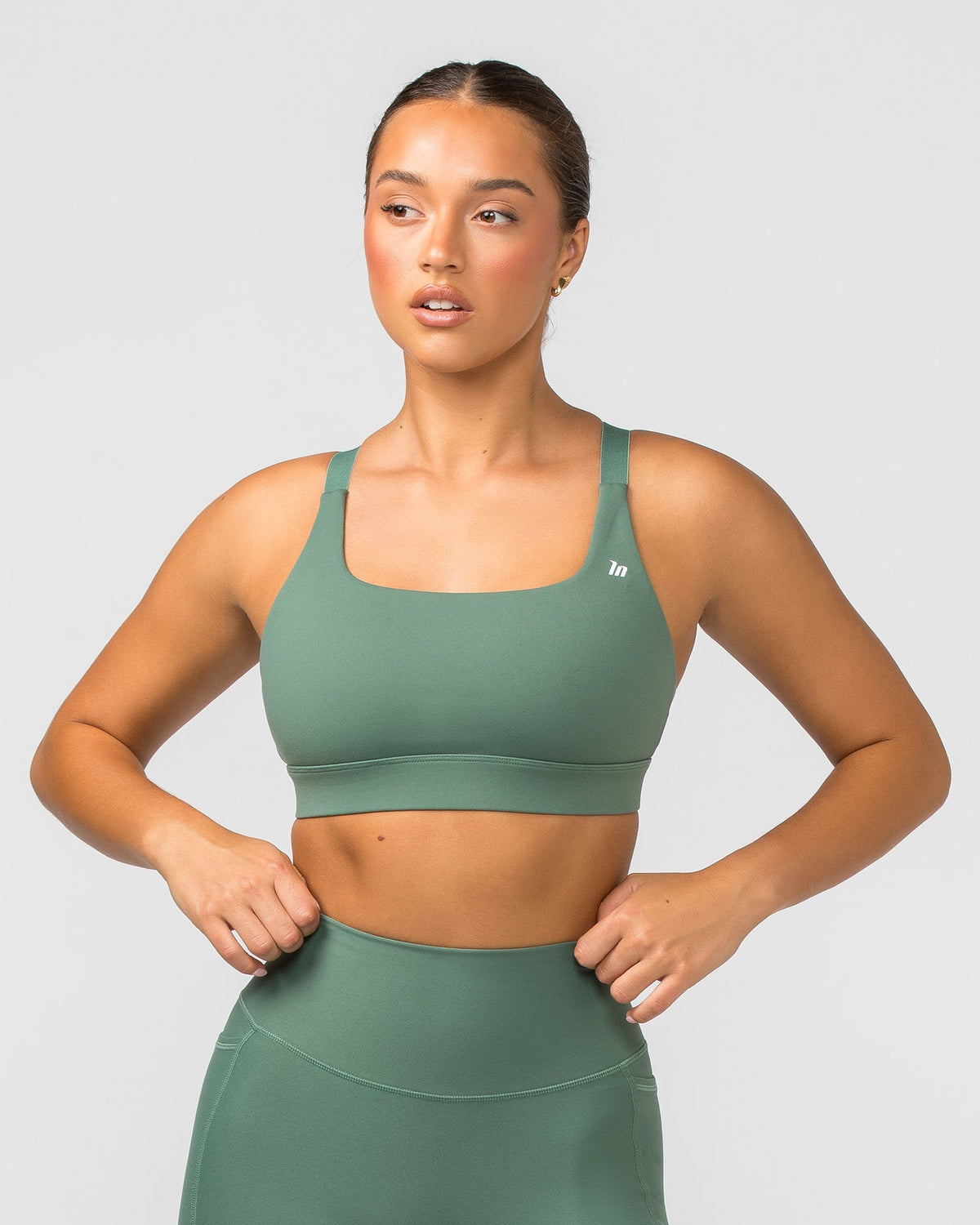 Base Bra - Mineral Green | Muscle Nation | Be Activewear