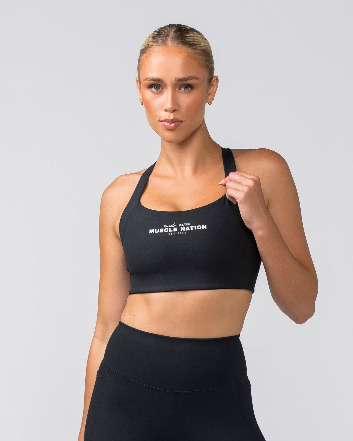 Staple Bra - Black | Muscle Nation | Be Activewear