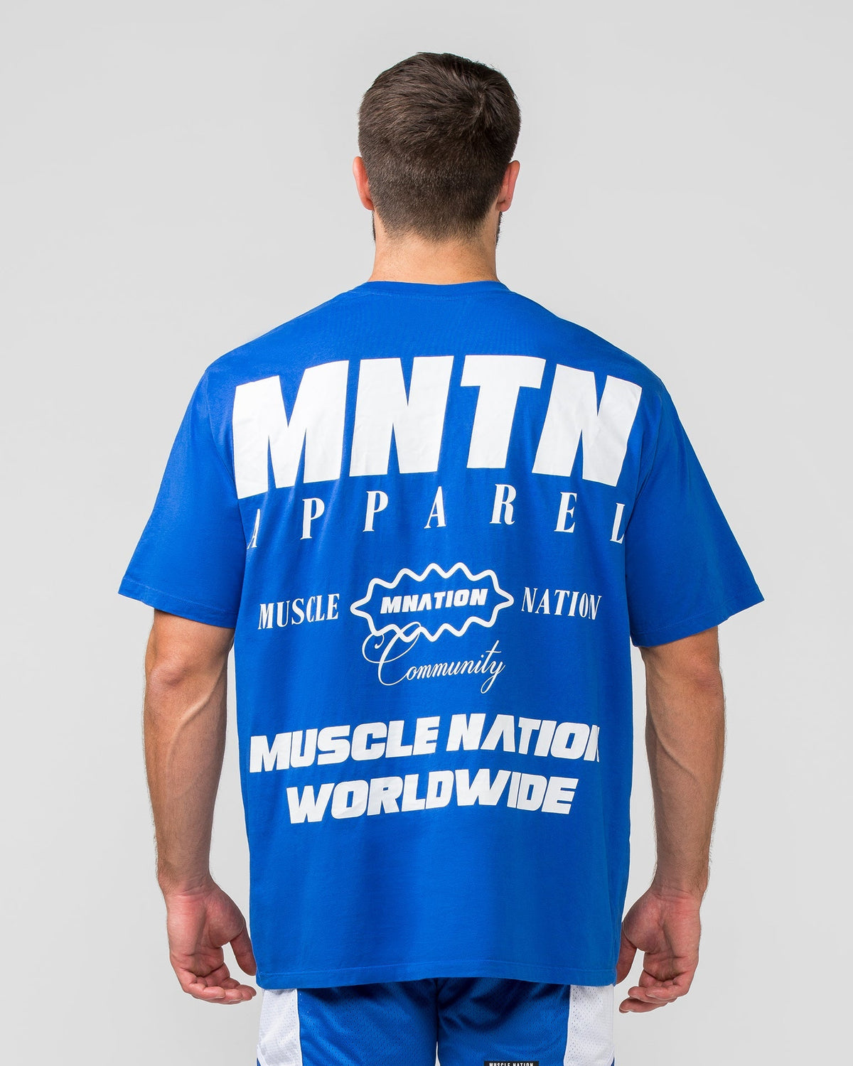 Represent Oversized Tee - Bondi Blue | Muscle Nation | Be Activewear