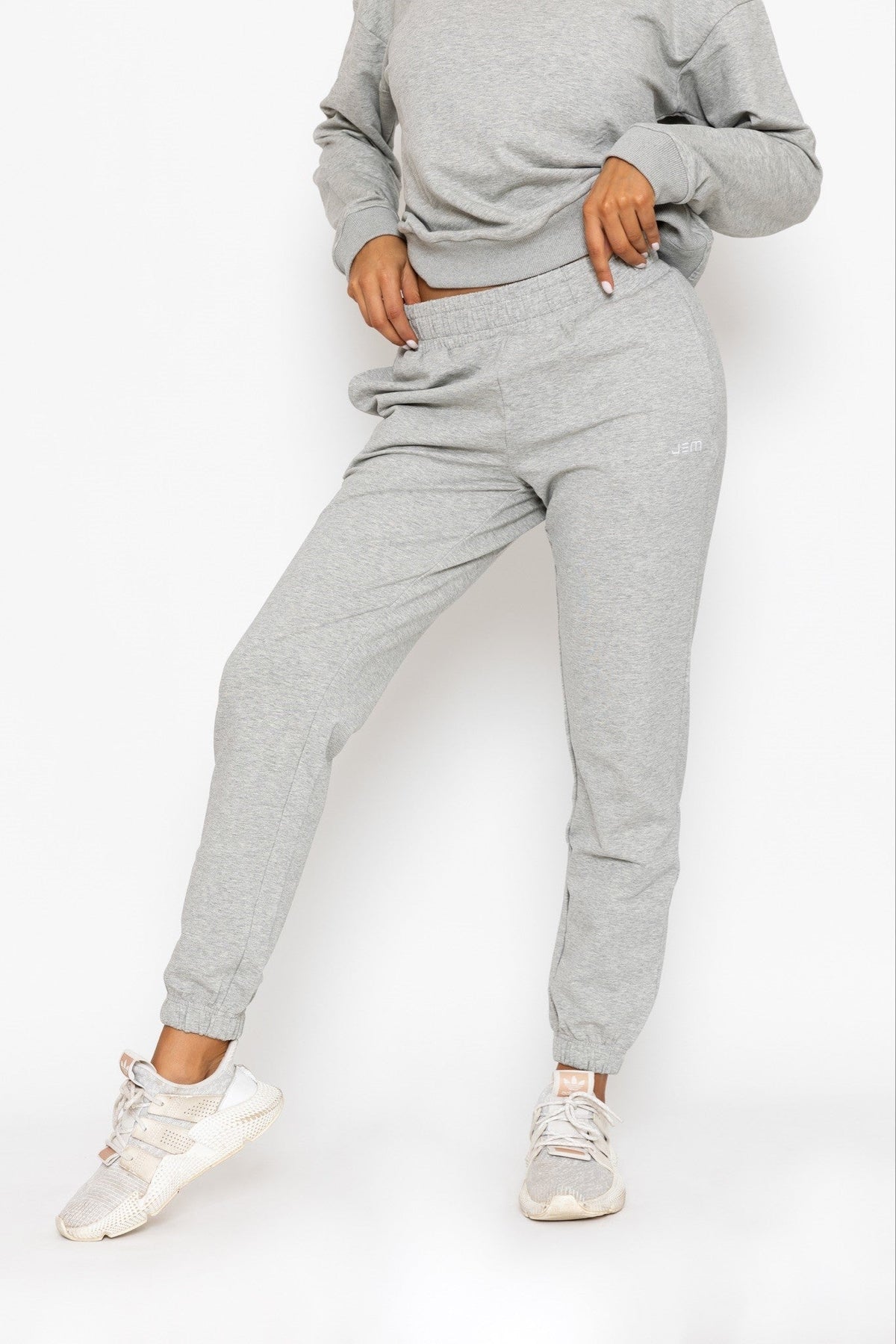 Essential Trackpants - Heather Grey by Jem Sporting | Be Activewear