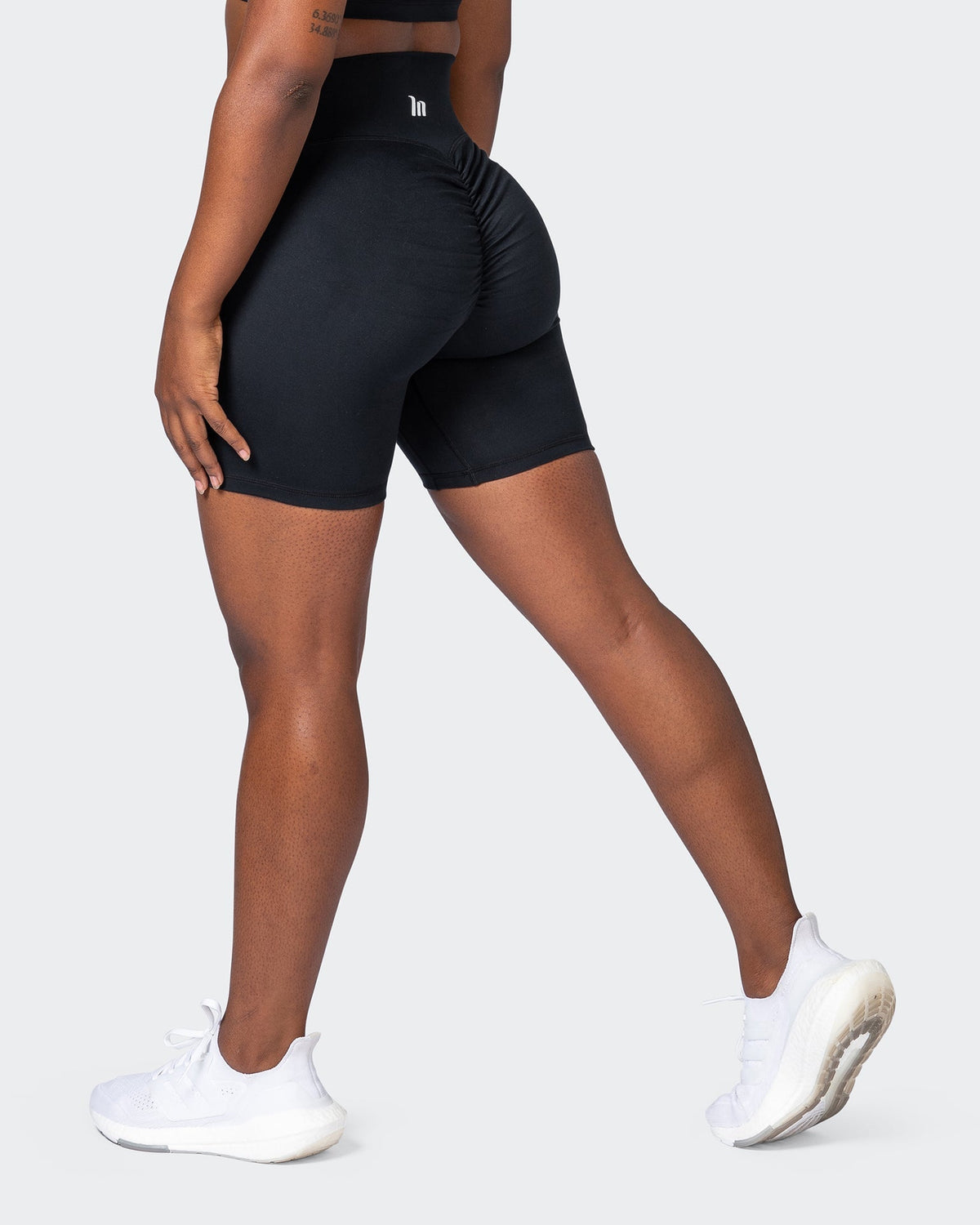 Game Changer Scrunch Bike Shorts - Black | Be Activewear