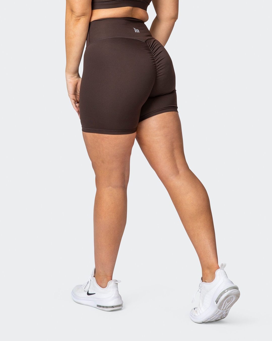 Signature Scrunch Bike Shorts - Chocolate | Muscle Nation | Be Activewear